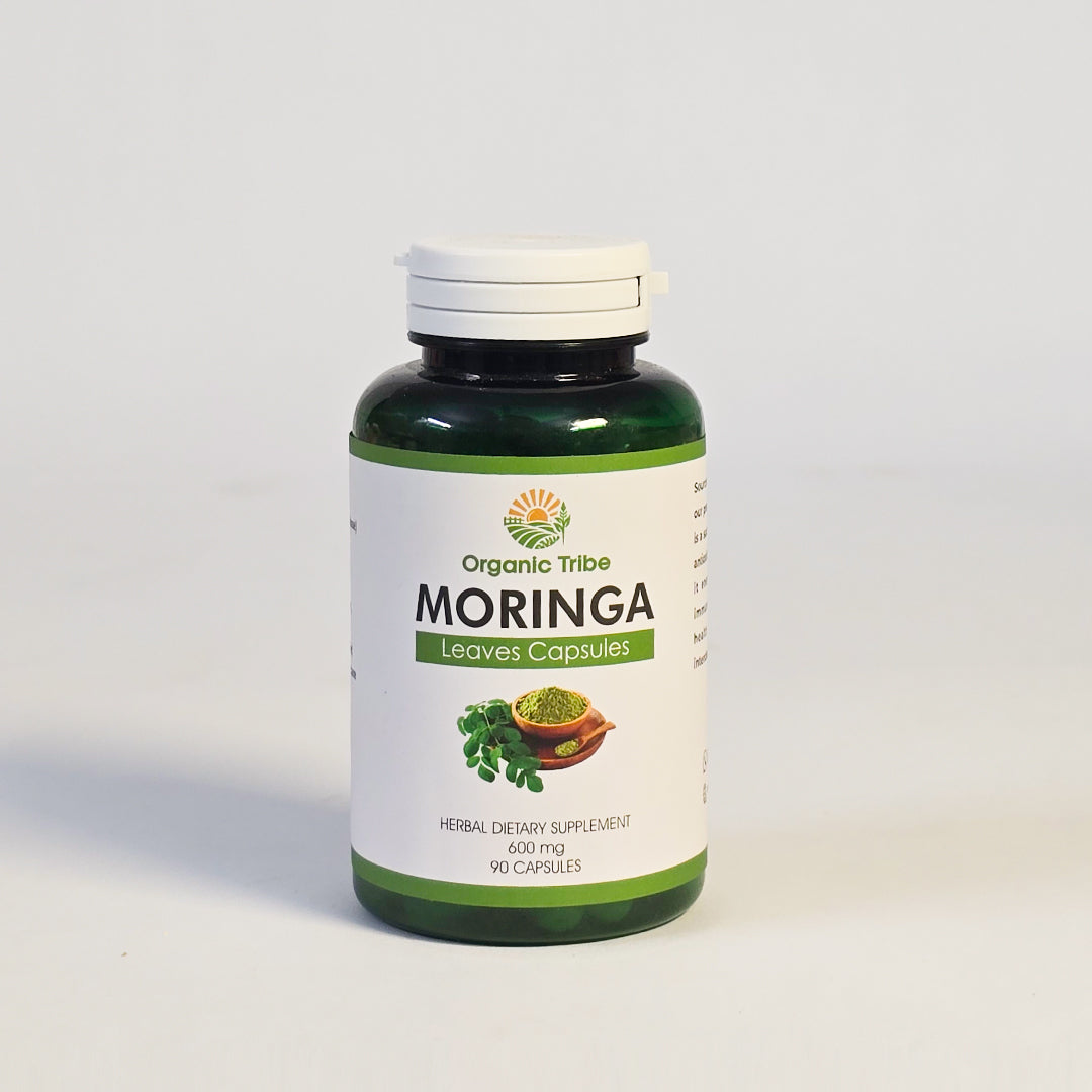Moringa Leaves Capsules (600mg) – Organic Tribe